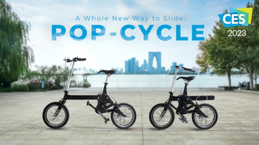 Pop-cycle! A whole new foldable and slidable bike | ProductHype