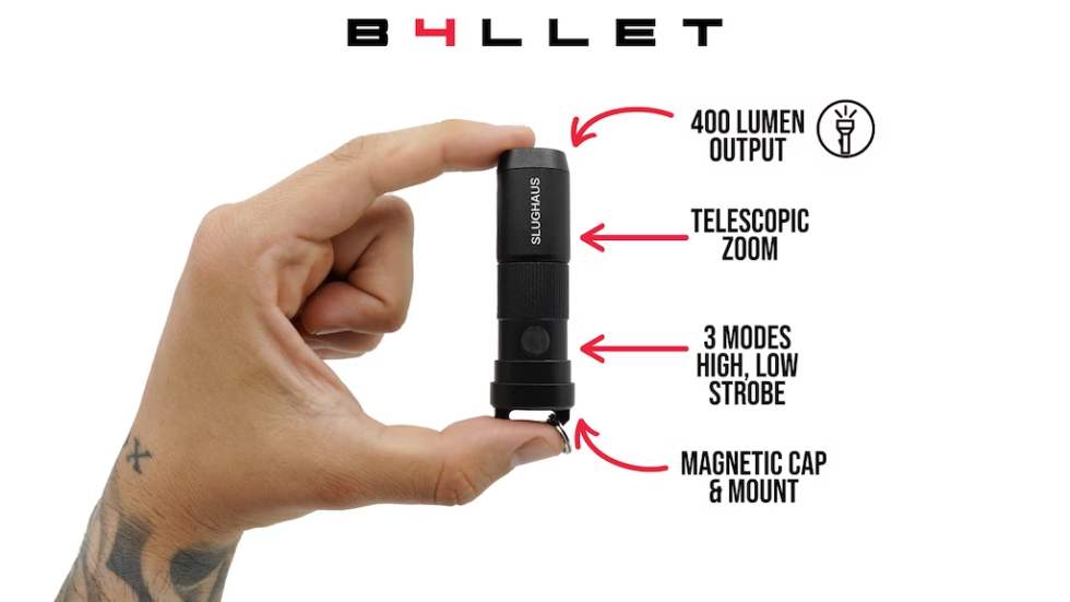 BULLET 04 | The Ultimate Telescopic Zoom Flashlight | ProductHype
