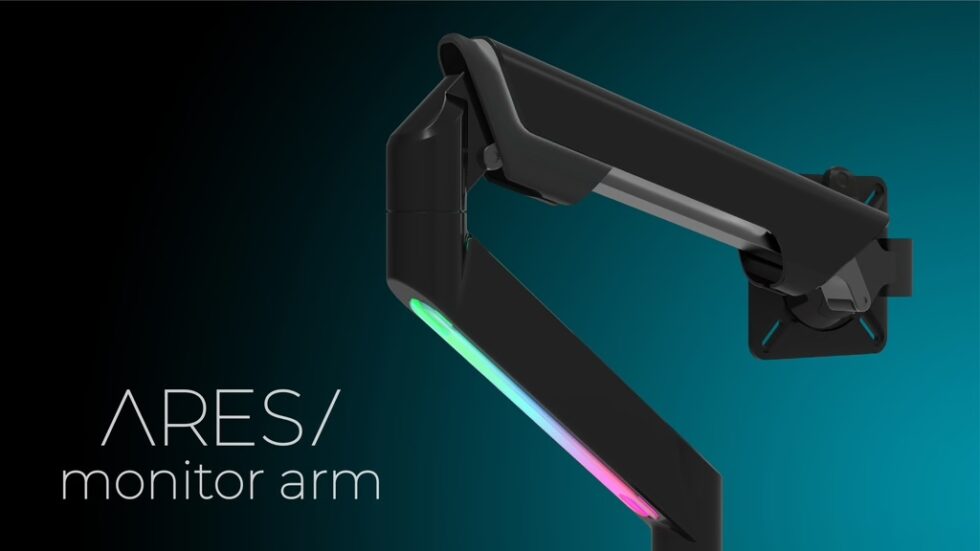 ARES Monitor Arm｜Compact, flexible and always in balance | ProductHype