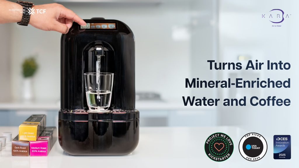 Kara Pod: Mineral-Rich Water (& Coffee) from Air | ProductHype