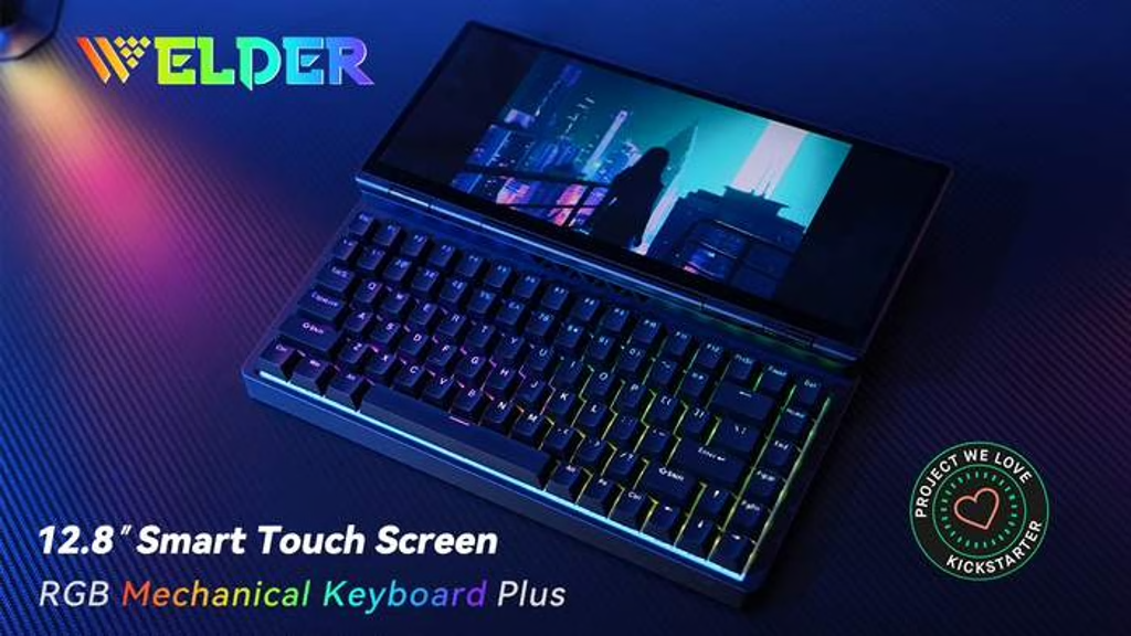 Welder: Folding Mechanical Keyboard With Smart Touch Screen | ProductHype