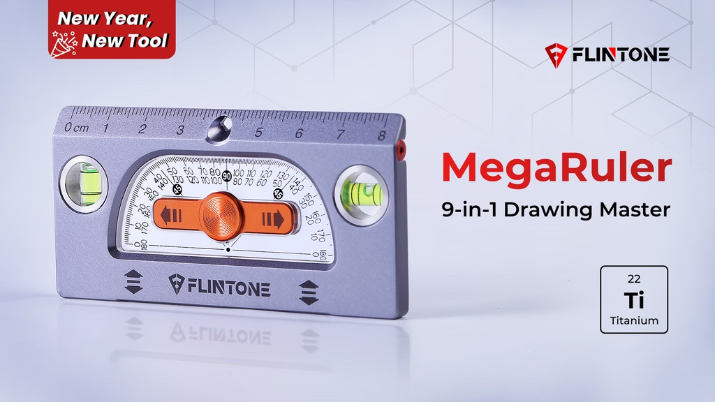 FLINTONE MegaRuler: Feel Every Millimeter, Master Every Degree ...